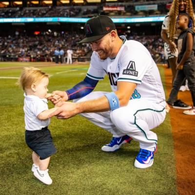 Carson Kelly Cherishing Moments With His Beloved Son