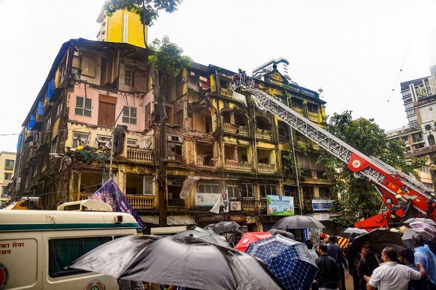 One dead, 13 injured after parts of building collapsed…