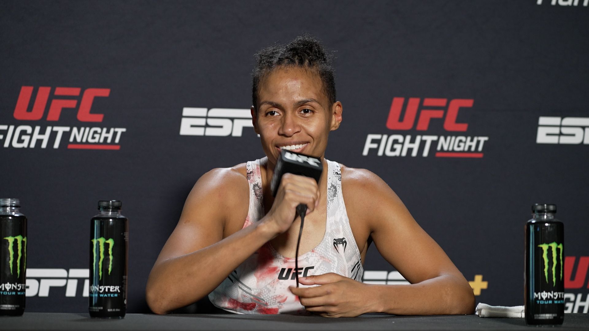 UFC on ESPN 60 winner Luana Carolina reveals adversity…