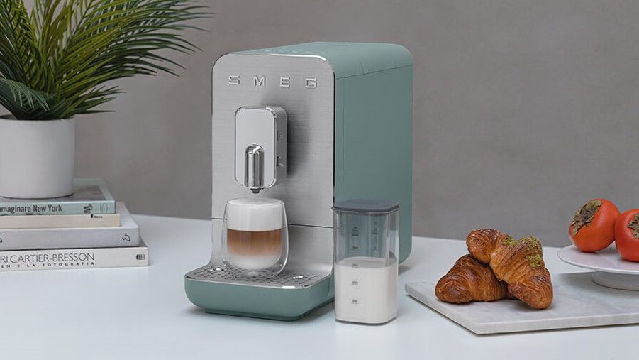 Our favorite Smeg coffee machine now froths milk…