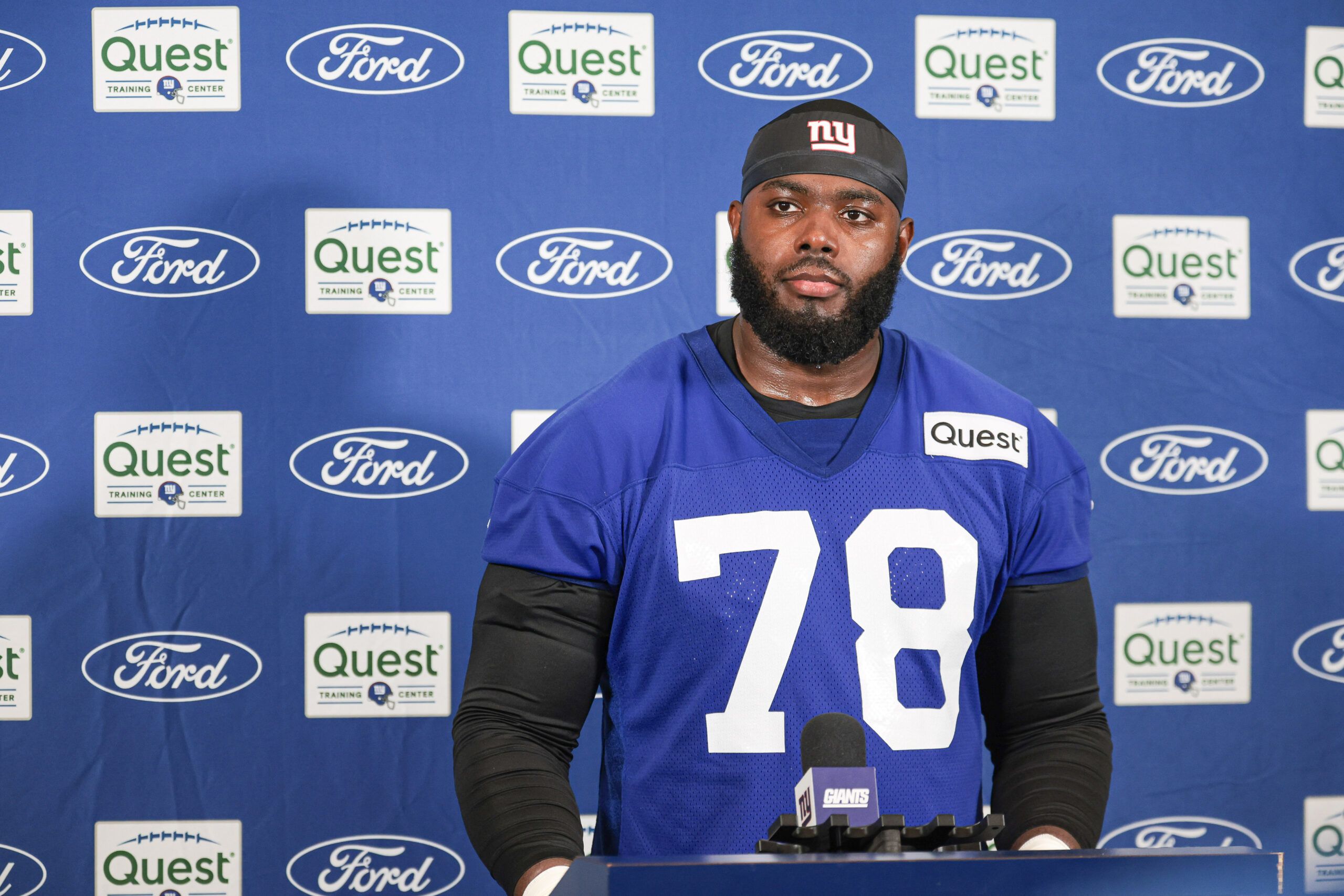 Giants’ Andrew Thomas won an interesting offseason…