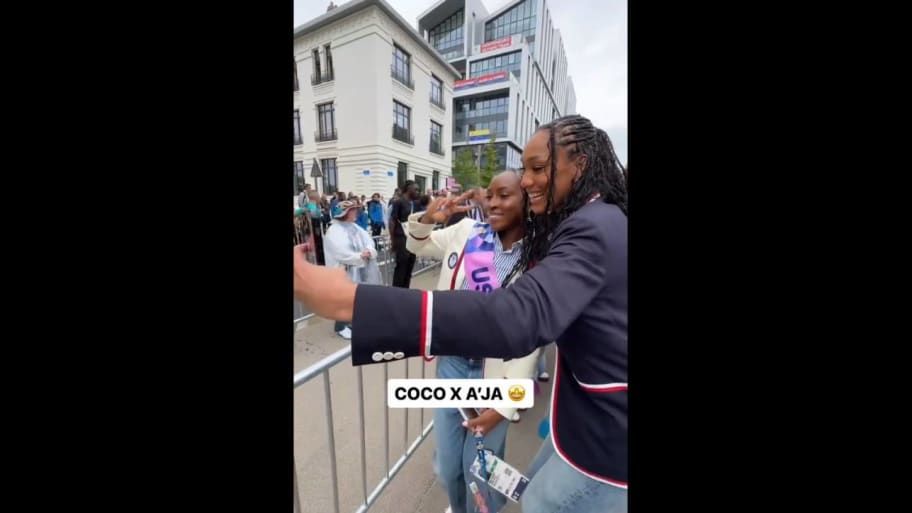 Coco Gauff, A’Ja Wilson Took Awesome Selfies Before…