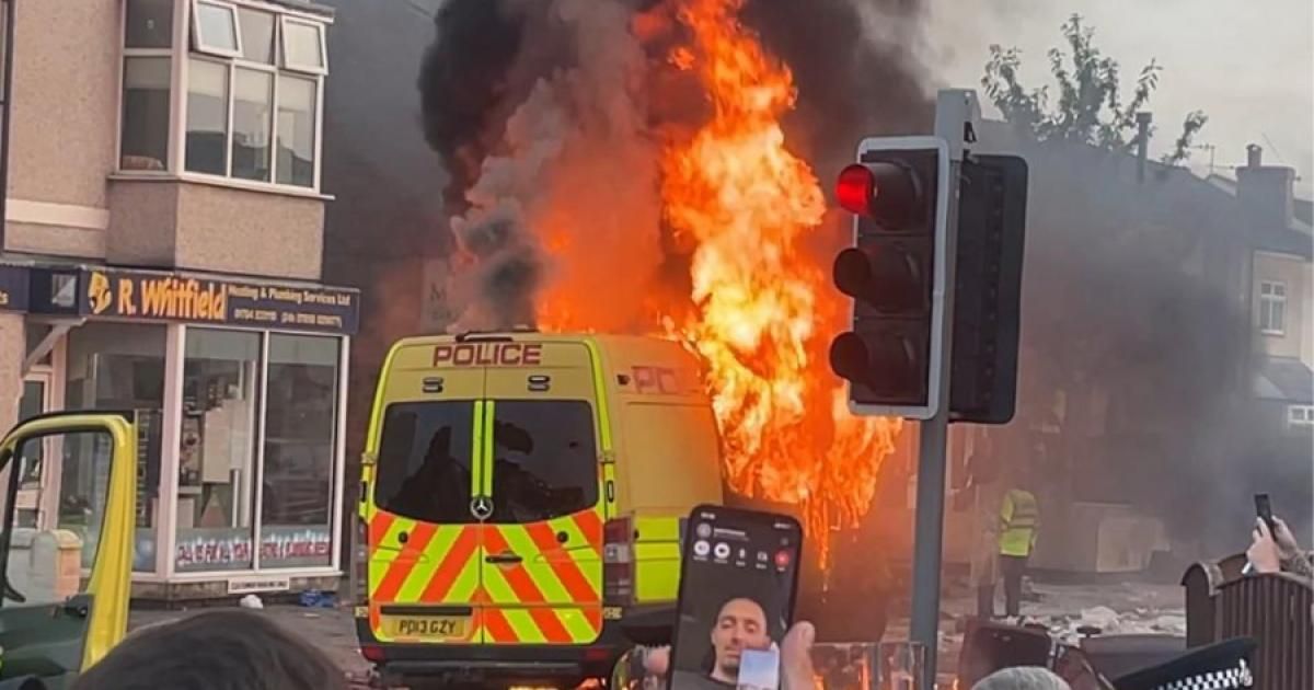 Almost 40 officers injured following riot in Southport…