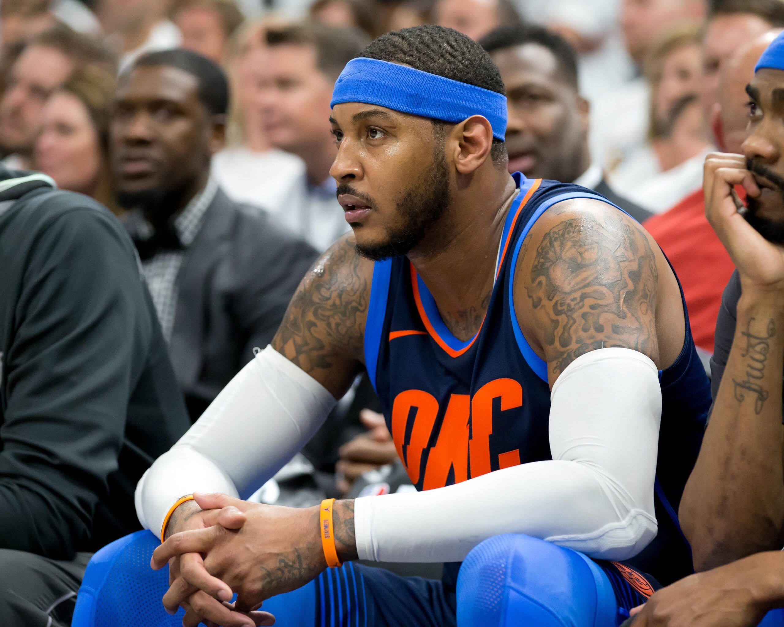 Carmelo Anthony reflects on Thunder tenure, proclaims…