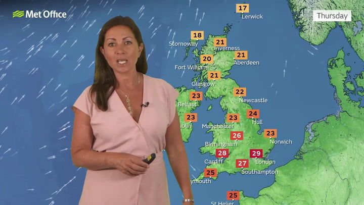 Thunder bellows across London as storm finally hits…