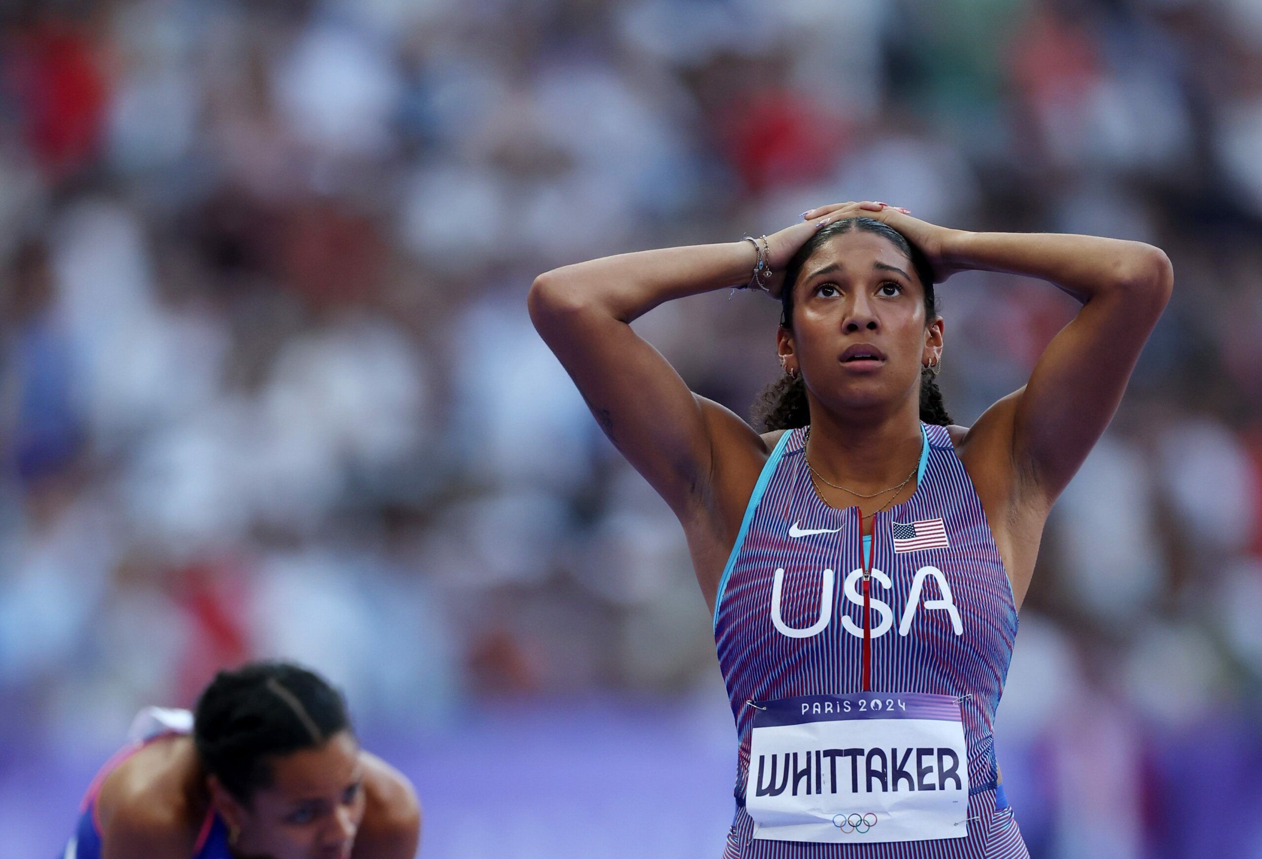 Runner Juliette Whittaker had a perfect reaction after…