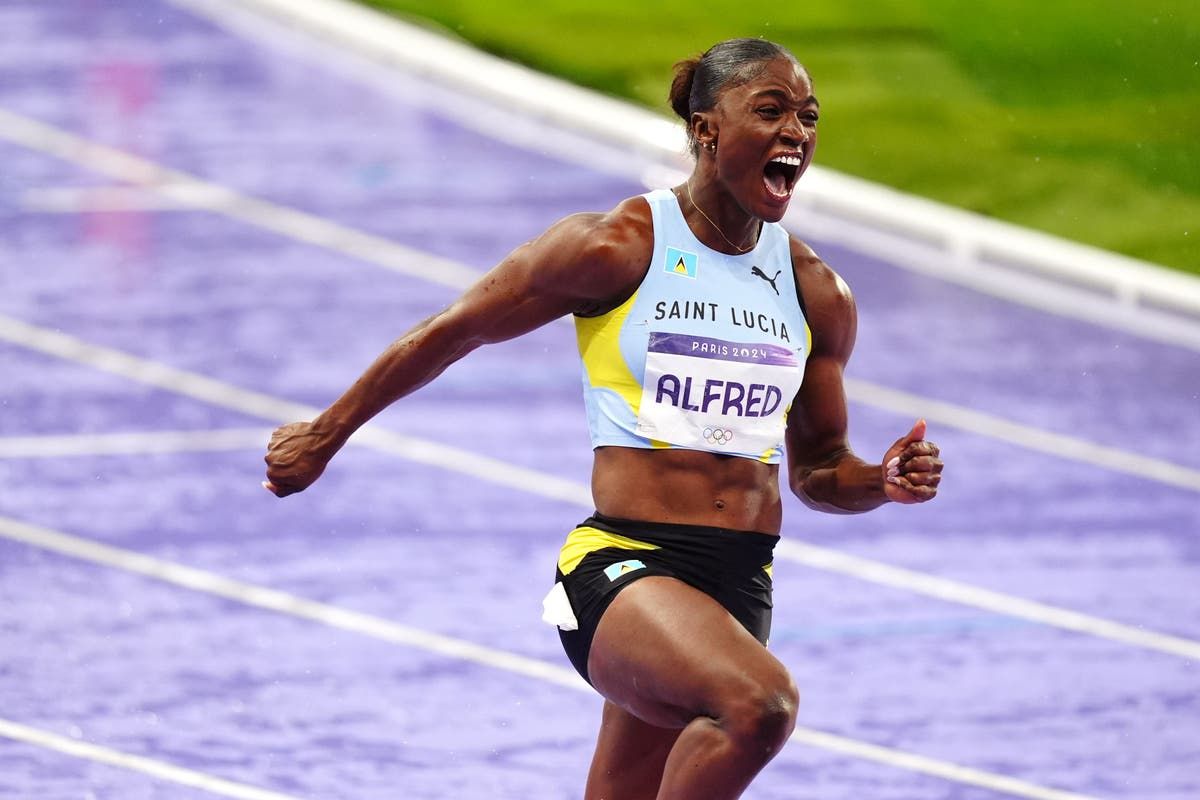 St Lucia’s Julien Alfred takes women’s sprint gold…