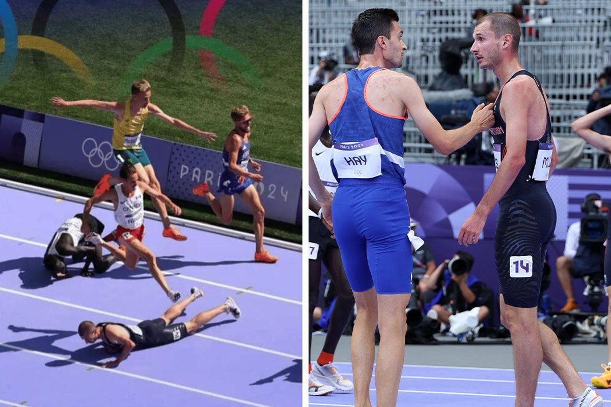 Olympic Men’s 5000m Ends In Chaos As Bodies Lie…