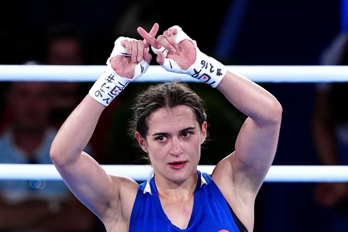 Lin Yu-ting’s Olympic boxing opponent makes ‘X’ sign…