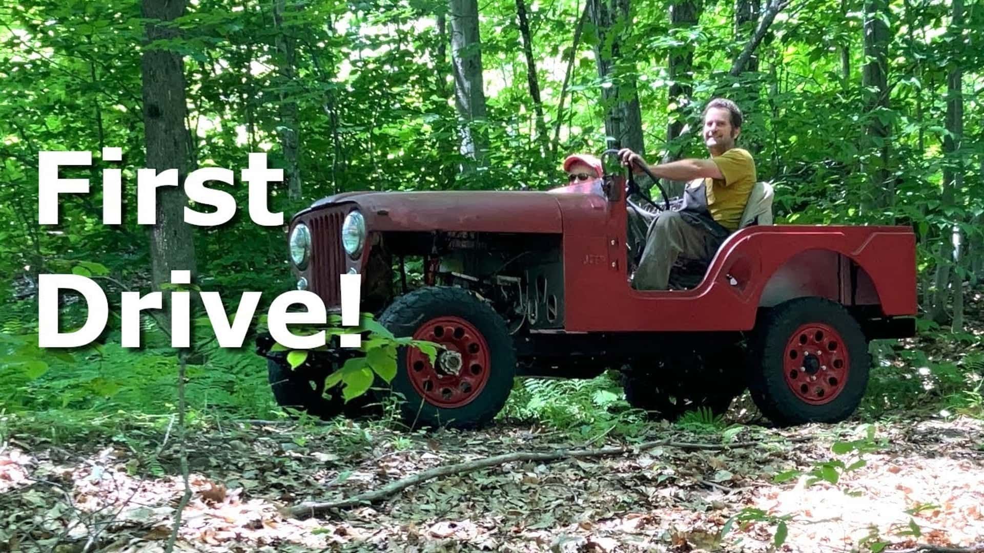 A Classic Jeep EV Conversion Is The Best Father-Son…