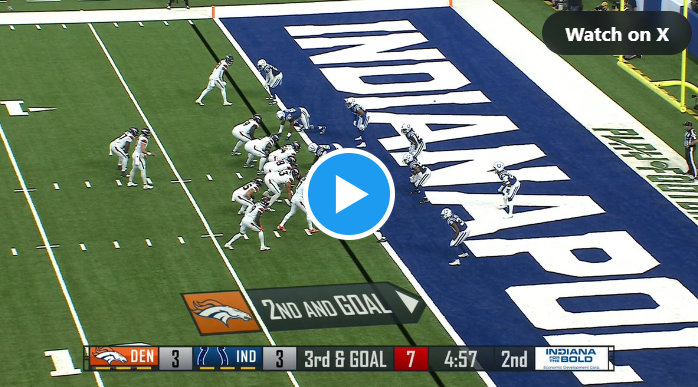 WATCH: Bo Nix throws first touchdown pass as a Bronco