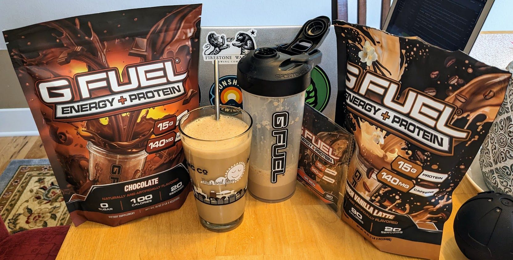 Protein/Caffeine Mix of the Week: G Fuel actually…