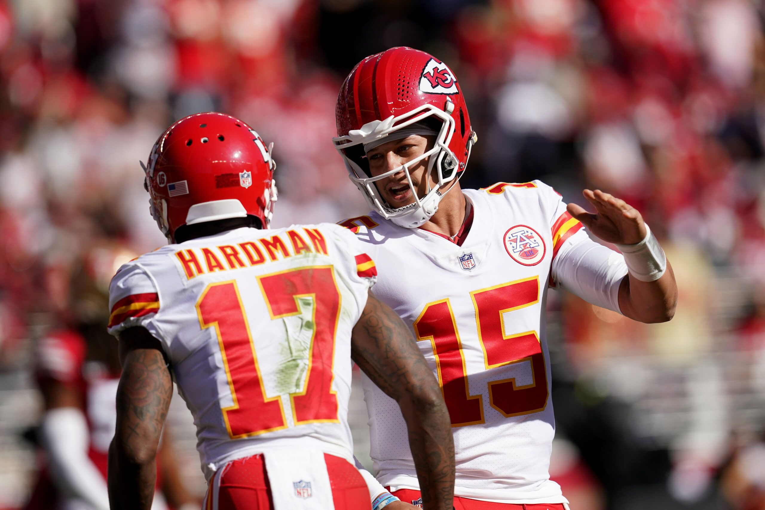 Patrick Mahomes, Mecole Hardman make triumphant return…