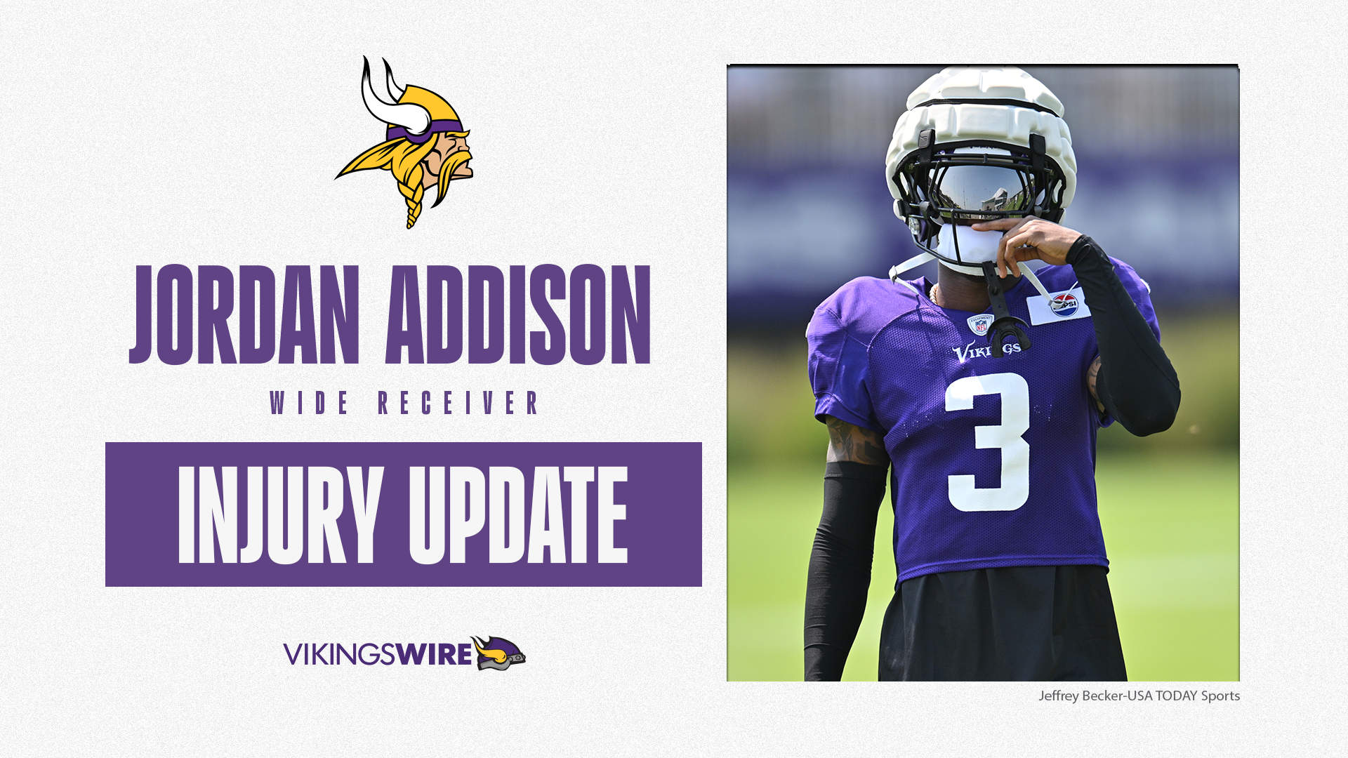 Vikings WR Jordan Addison goes down with ankle injury…