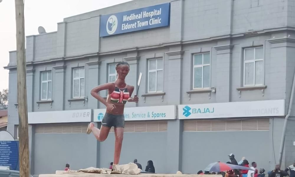 ‘A violation’: Kenyan town removes athlete statues…