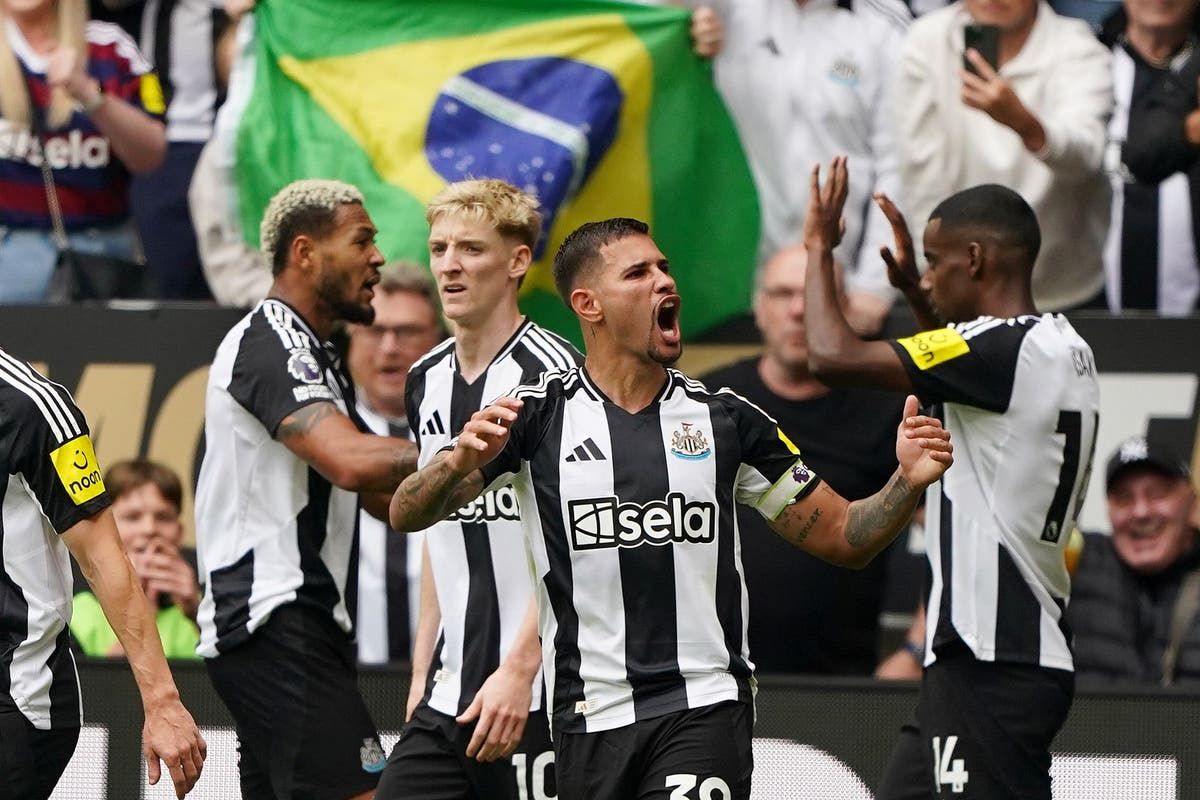 Joelinton goal hands 10-man Newcastle victory as…