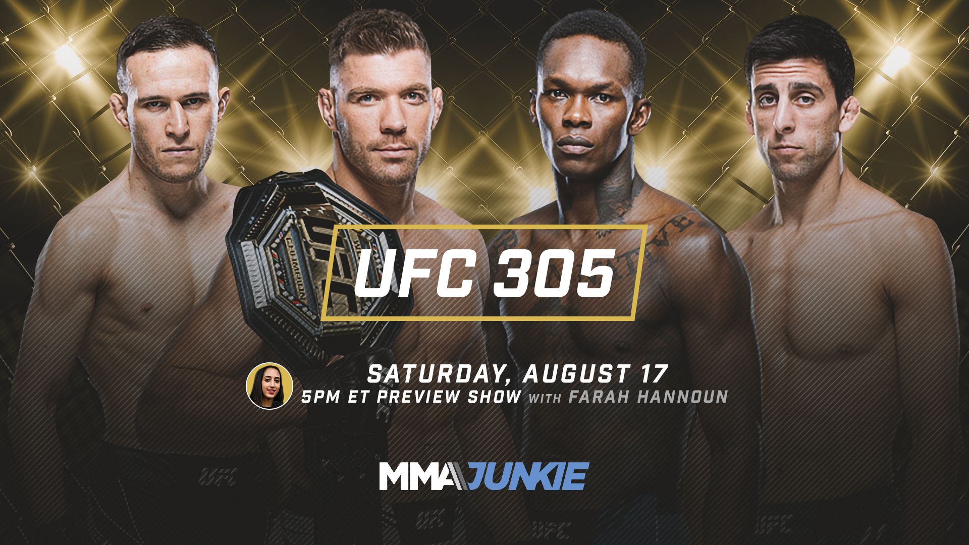 UFC 305: Du Plessis vs. Adesanya preview show live…