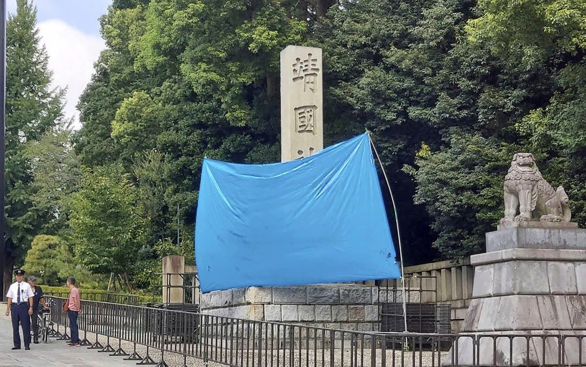 Japanese shrine that honors war dead, including…