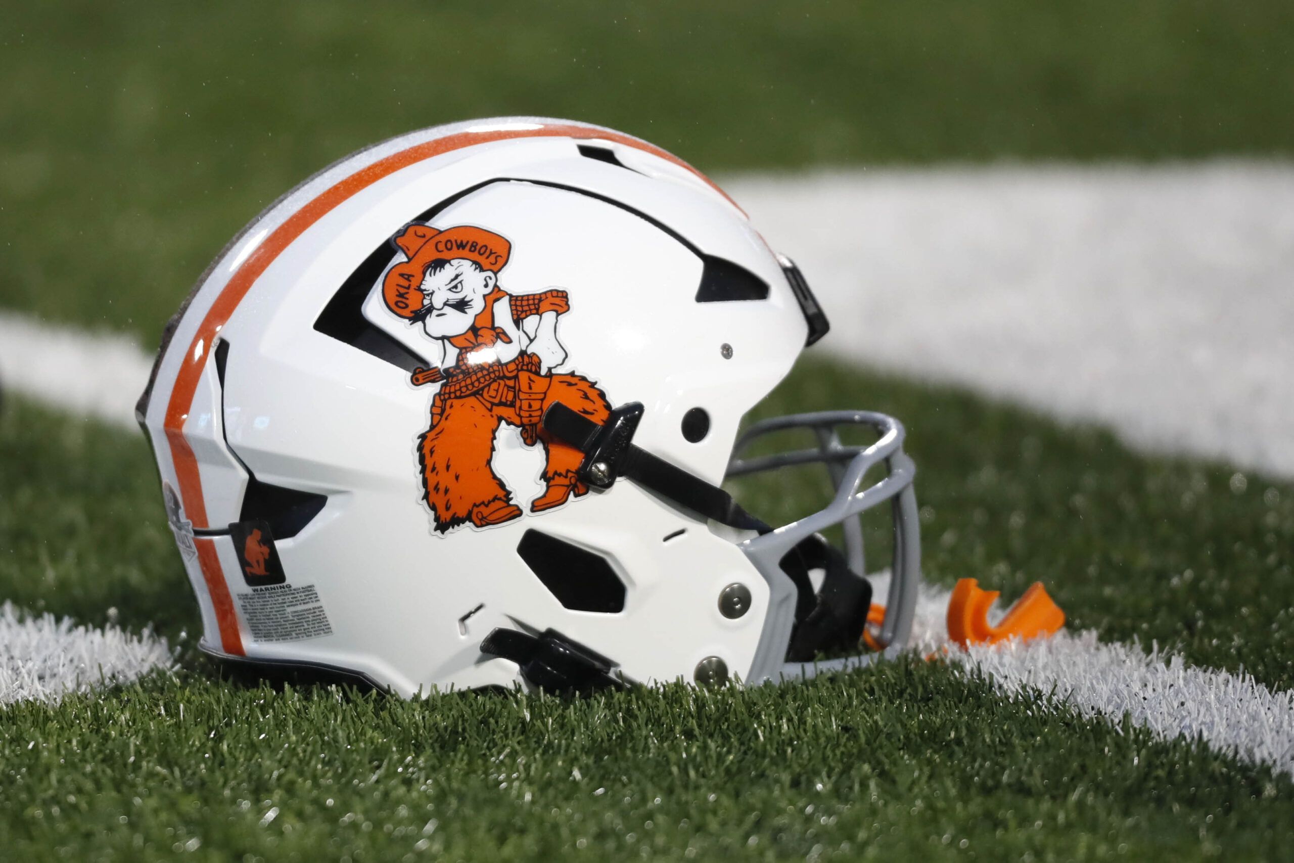 Oklahoma State to have QR codes on players’ helmets