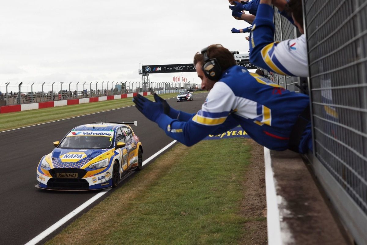BTCC Donington Park: Sutton wins race two as Ingram…