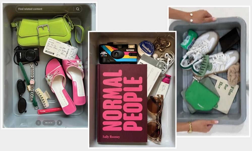 ‘The new digital flex’: the airport tray trend…