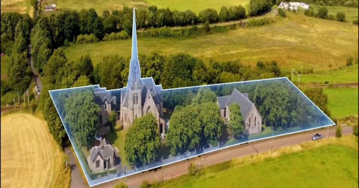 'Iconic' Scottish parish church and estate put up for…