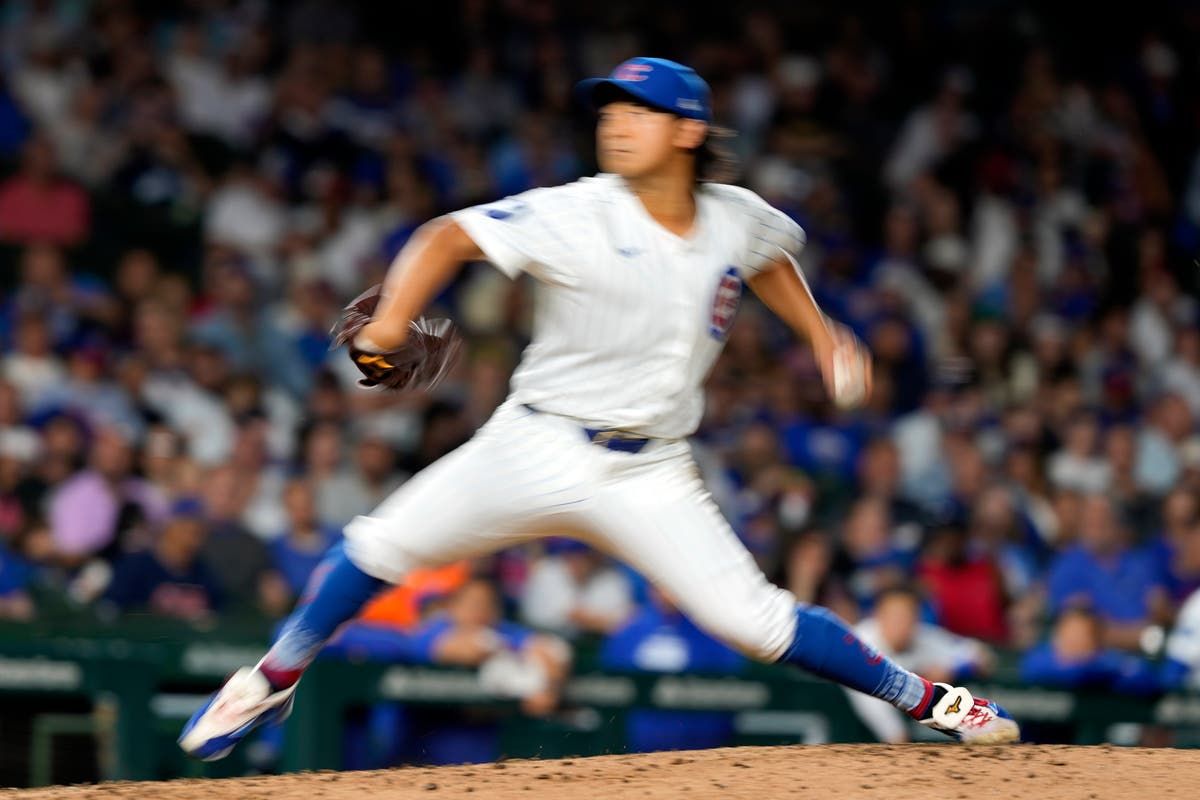 Imanaga, 2 relievers combine for no-hitter, lead Cubs…
