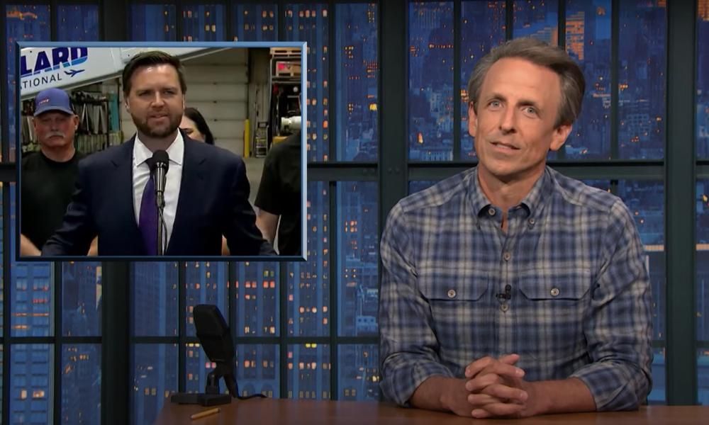Seth Meyers on JD Vance: ‘He’s done the impossible
