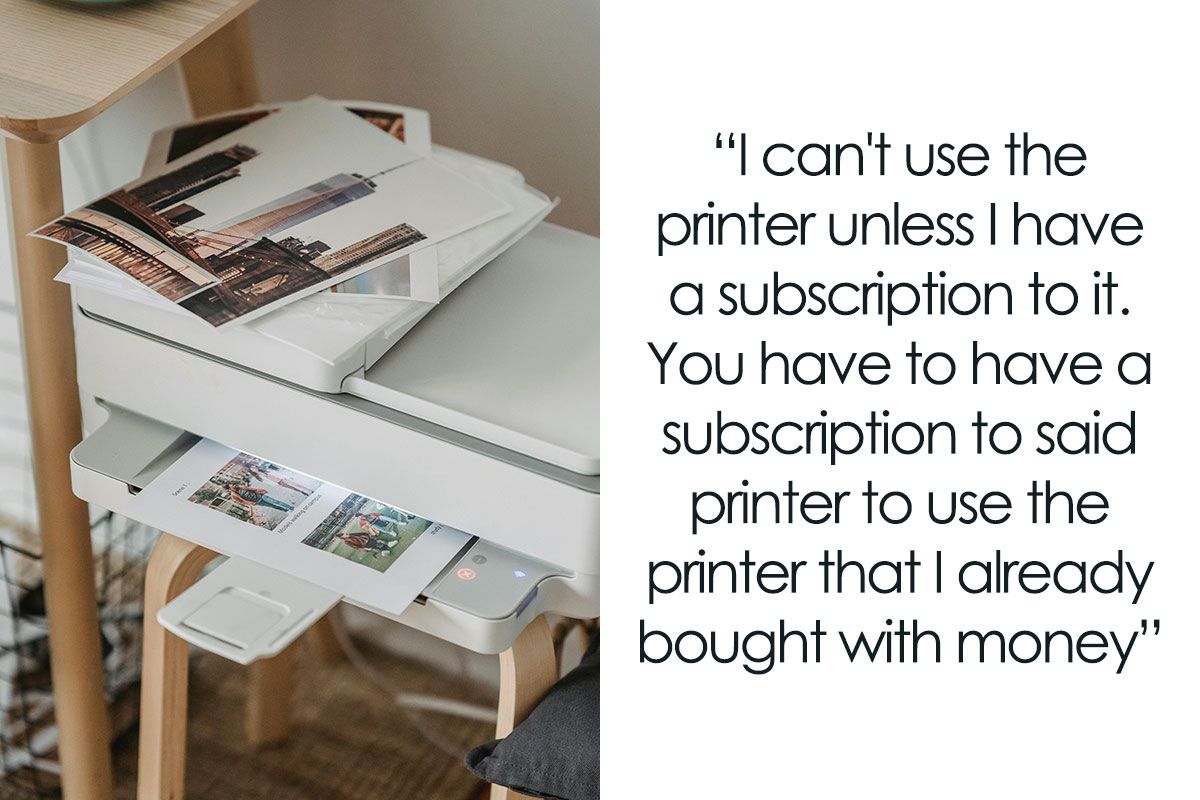 Woman Mad Because Of Inability To Use Printer Unless…