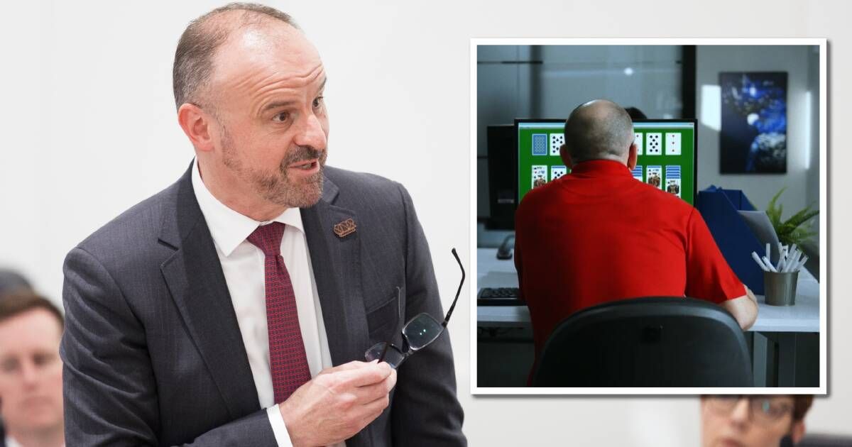 'Not happy, Andrew!': Barr lookalike revealed in Libs…