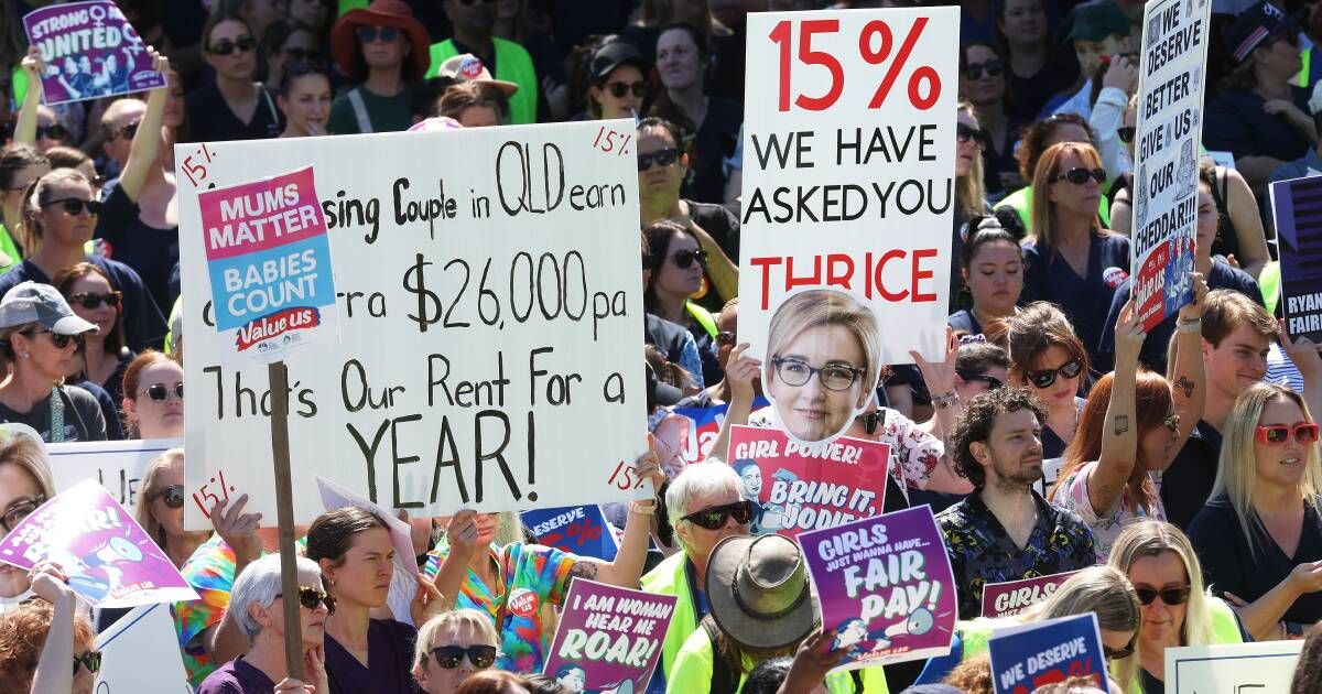 'Angry and fed up': Hunter nurses strike in fight for…