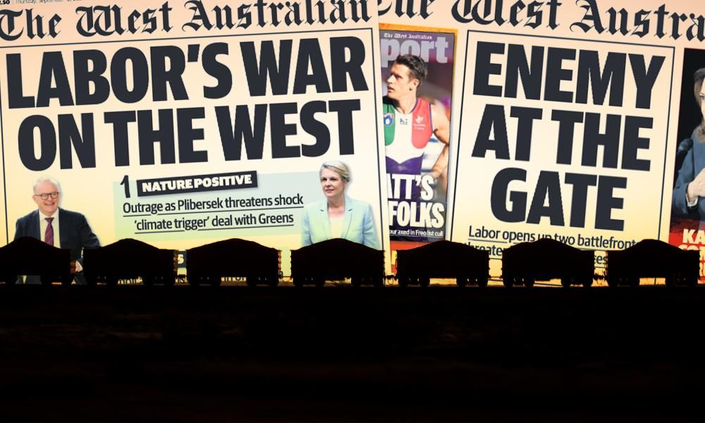 Enemy at the gate? The West Australian turns its guns…