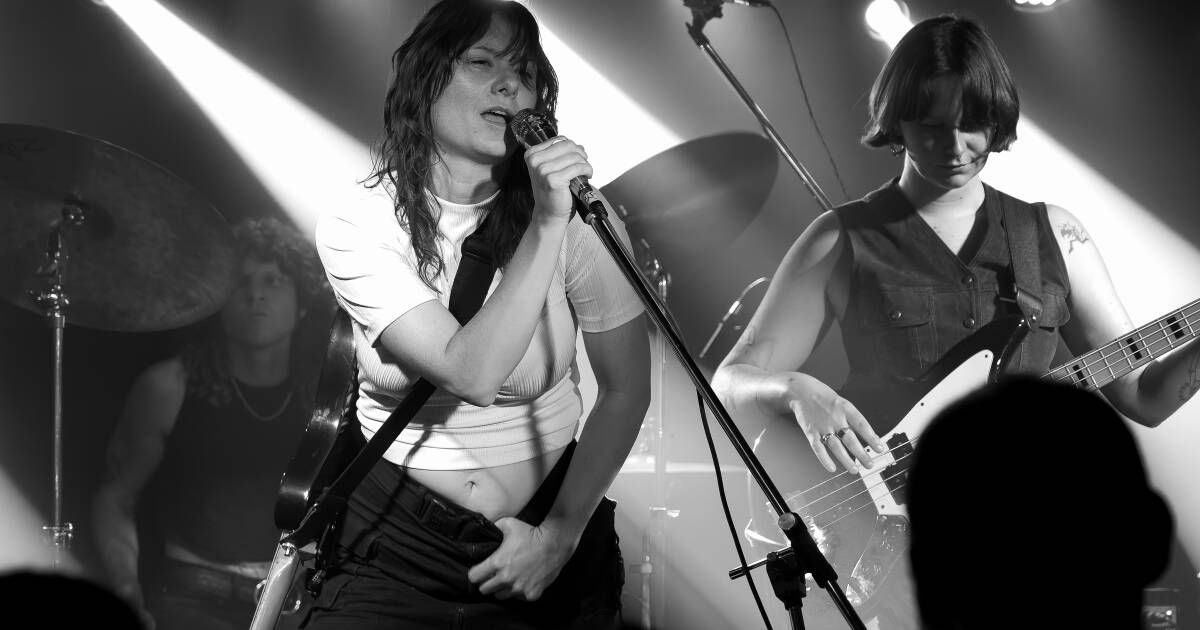 Full Flower Moon Band land rock'n'roll show with dark…