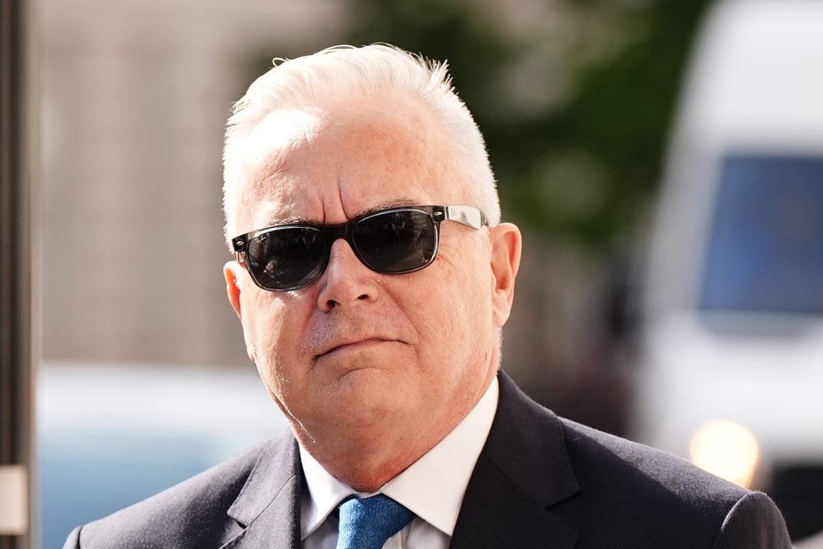 Watch as Huw Edwards arrives at court to be sentenced…