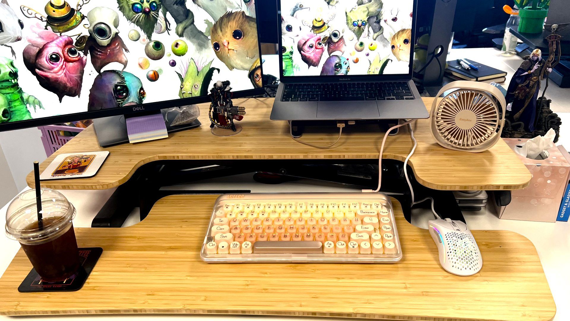 Flexispot M17 standing desk converter review: "all the…