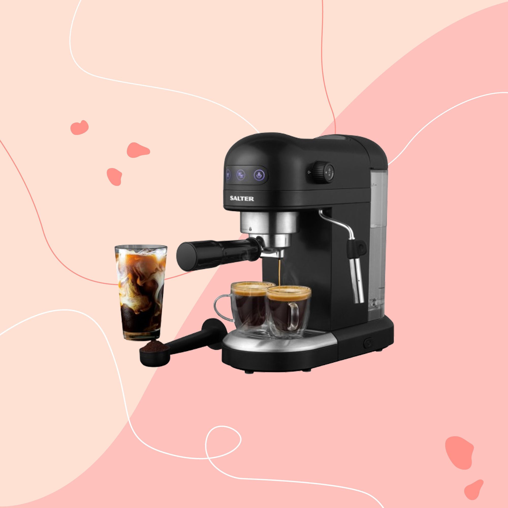 Salter's Barista Style coffee machine collection…