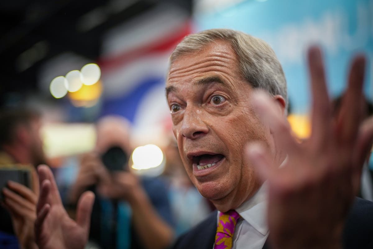 Watch: Nigel Farage addresses Reform UK conference in…