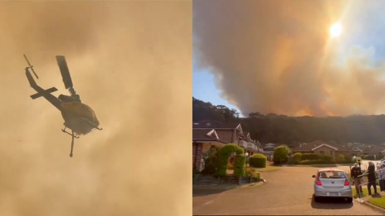 A Bushfire Has Broken Out In Sydney’s Northern Beaches…