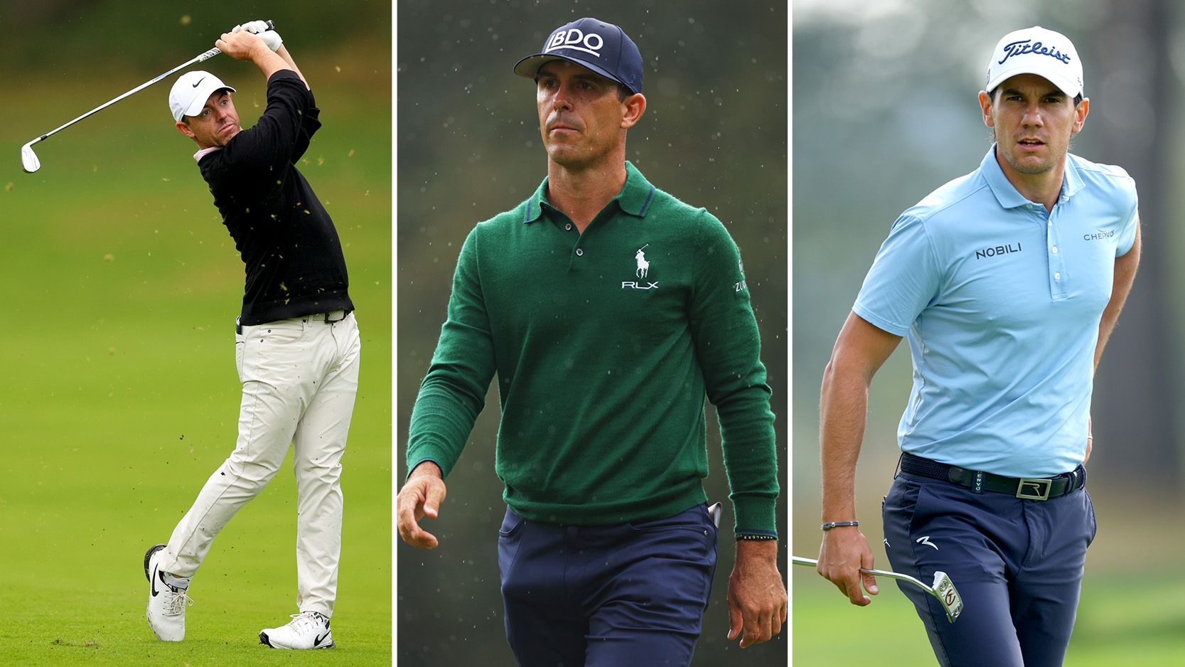 Rory McIlroy, Billy Horschel And Matteo Manassero's…