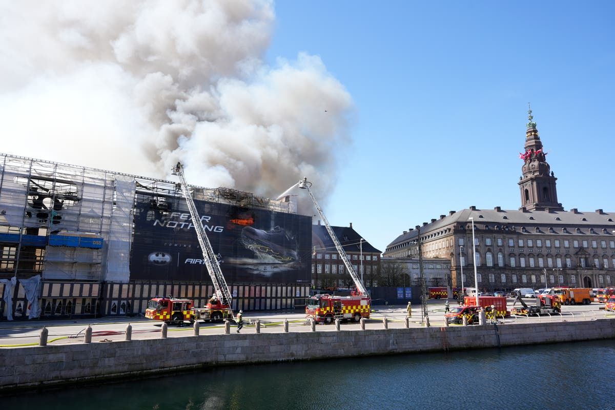 Denmark's king marks reconstruction of famed landmark…