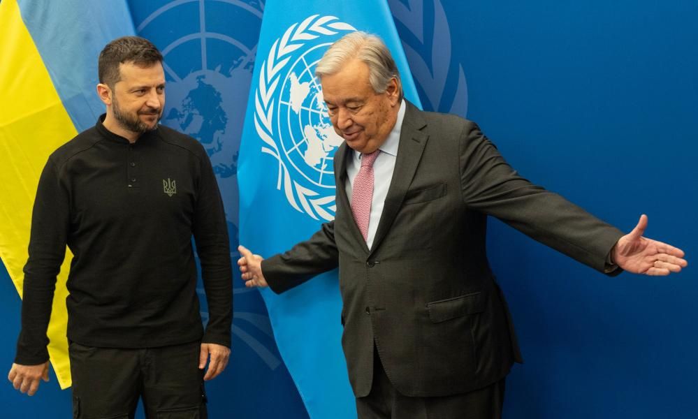 In a tumultuous world, we rely on the United Nations…