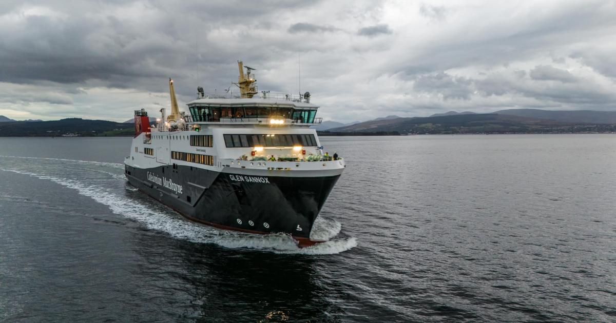 CalMac ferry MV Glen Sannox reaches major milestone