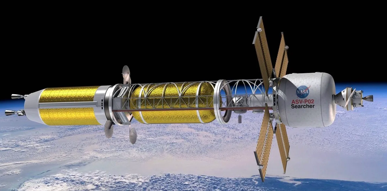 Nuclear rockets could travel to Mars in half the time…