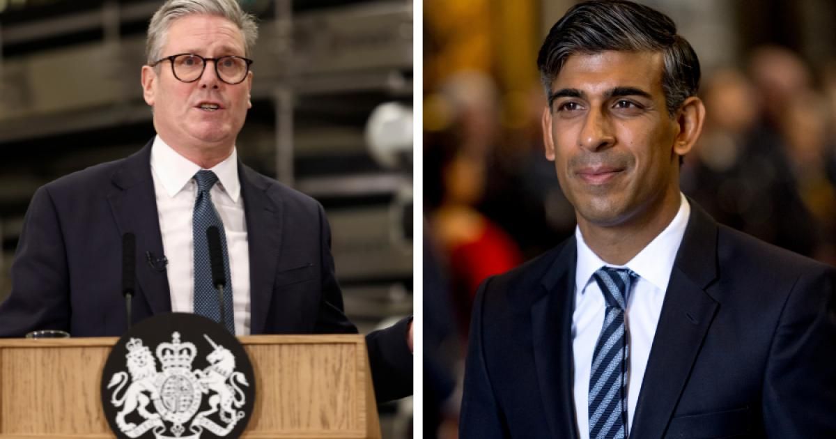 Voters say Keir Starmer 'sleazier' than Rishi Sunak,…