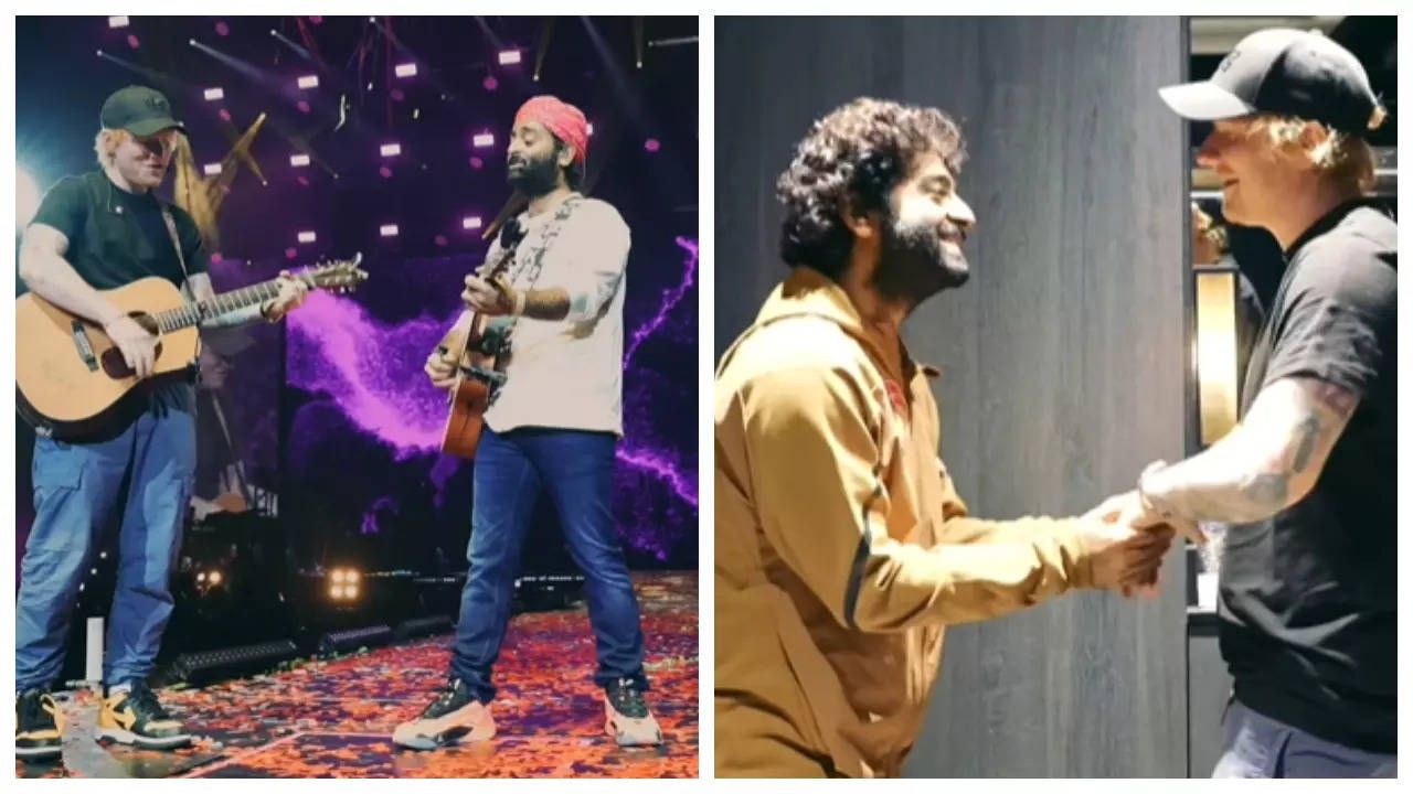 Ed Sheeran shares BTS clip with Arijit Singh from…