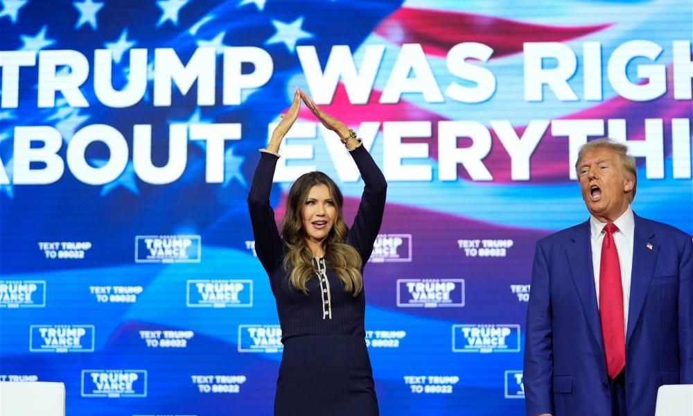 US election live: Trump holds rally in Atlanta – as it…