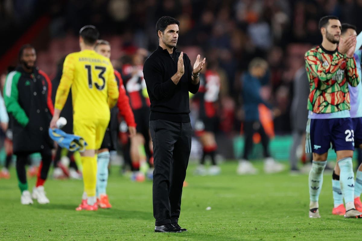 William Saliba sent off as Arsenal suffer first…