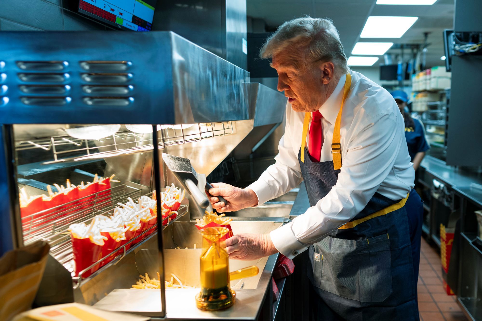 A Look Inside Trump's Carefully Planned McDonald's…
