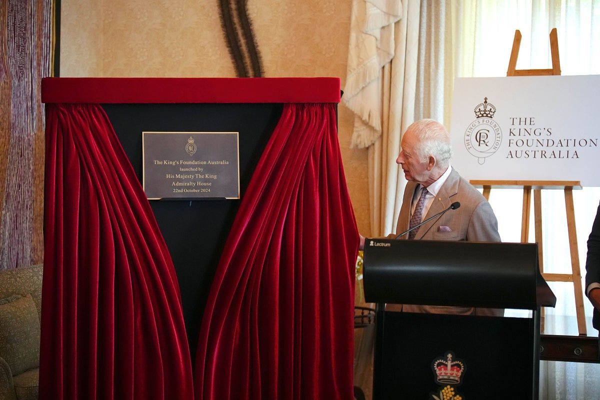 Charles launches Australian version of his King’s…