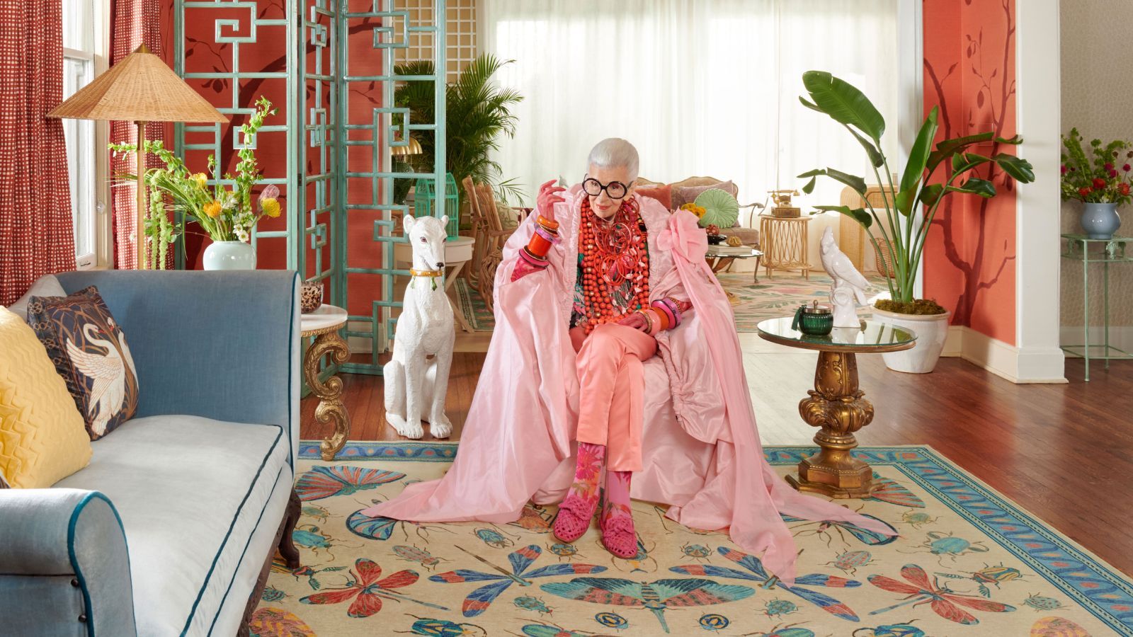 Iris Apfel's third Ruggable collection is here, and…